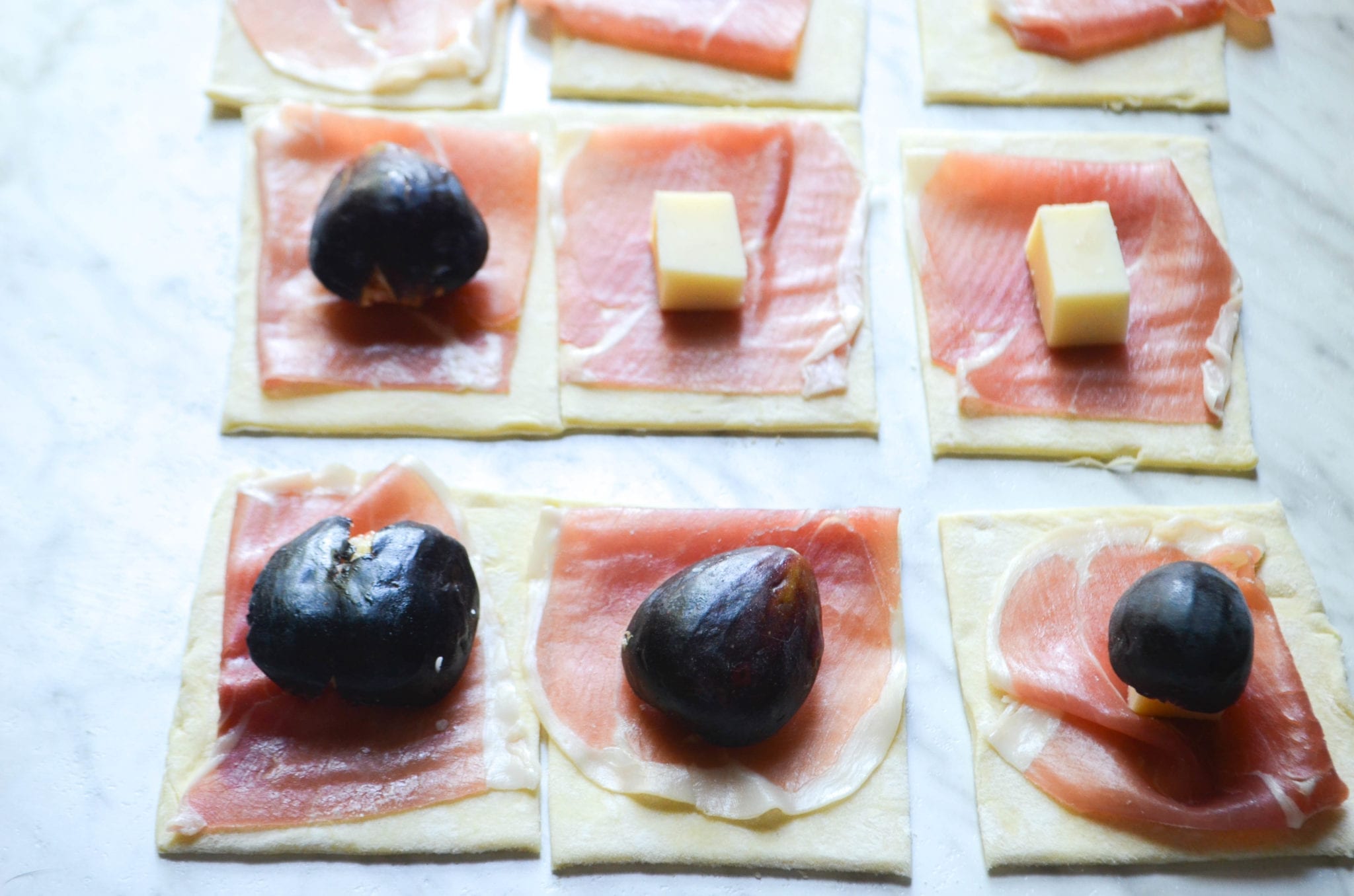 Fig Prosciutto and Gruyere Purses - My Modern Cookery
