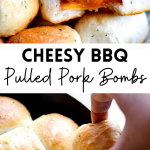 Cheesy BBQ Pulled Pork Bombs - My Modern Cookery