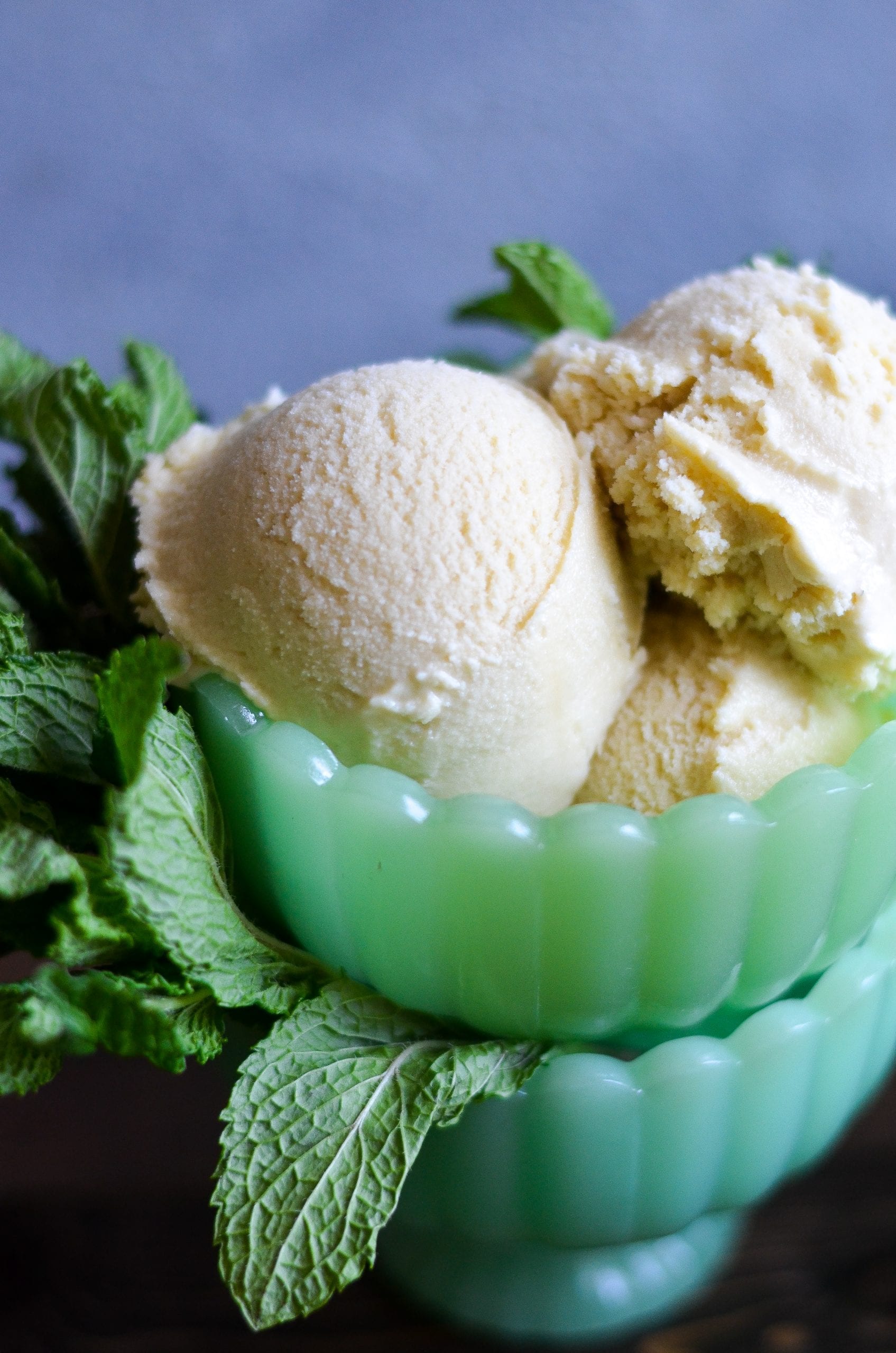 Mint Ice Cream with Bourbon Magic Shell - My Modern Cookery