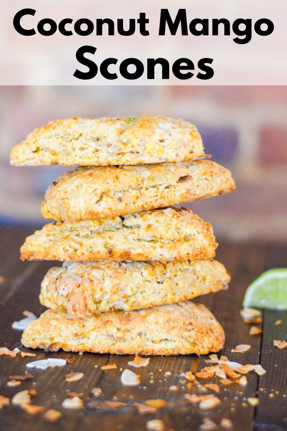 Coconut Mango Scones - My Modern Cookery