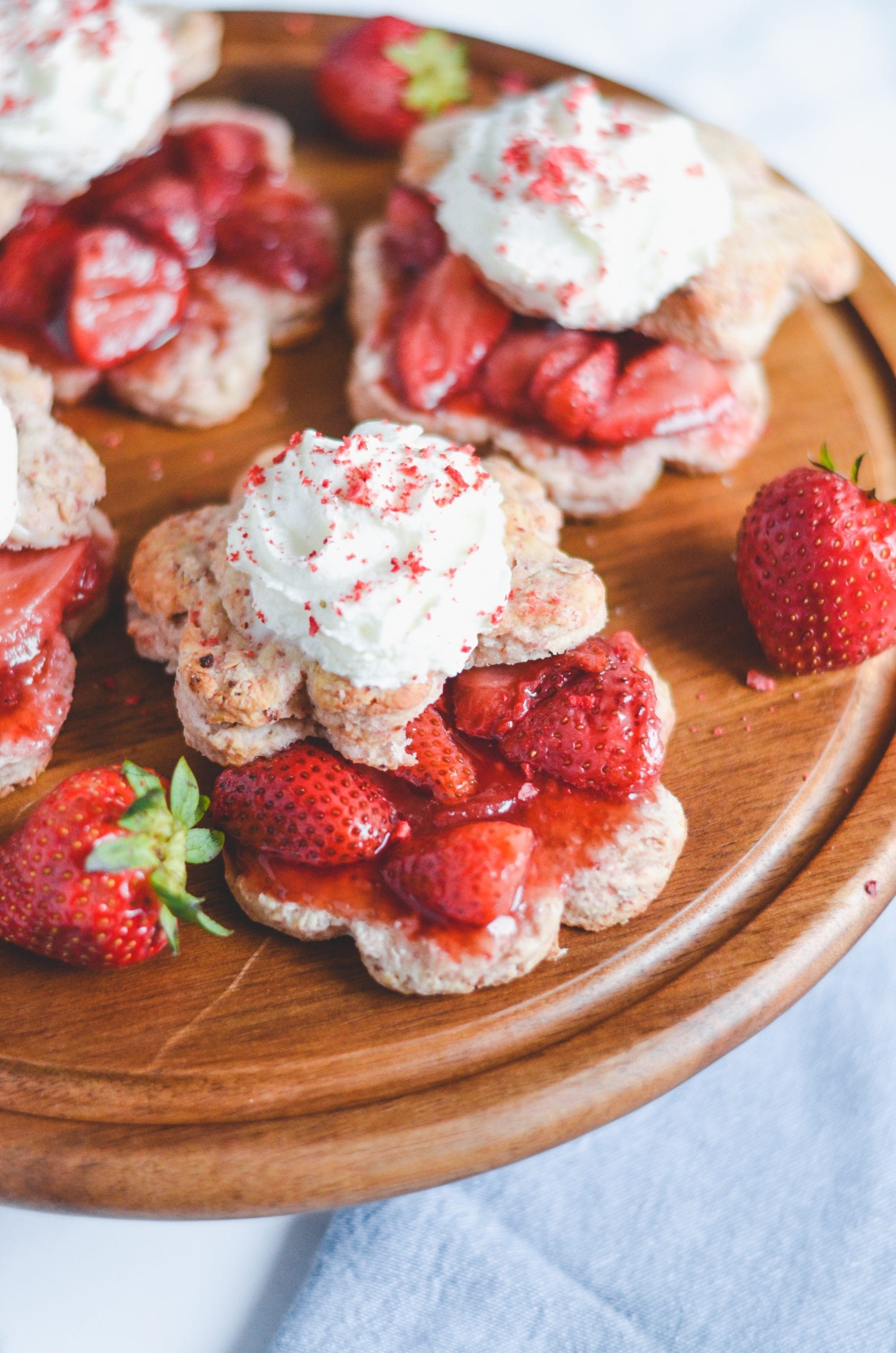 Strawberry Shortcake Biscuits - My Modern Cookery