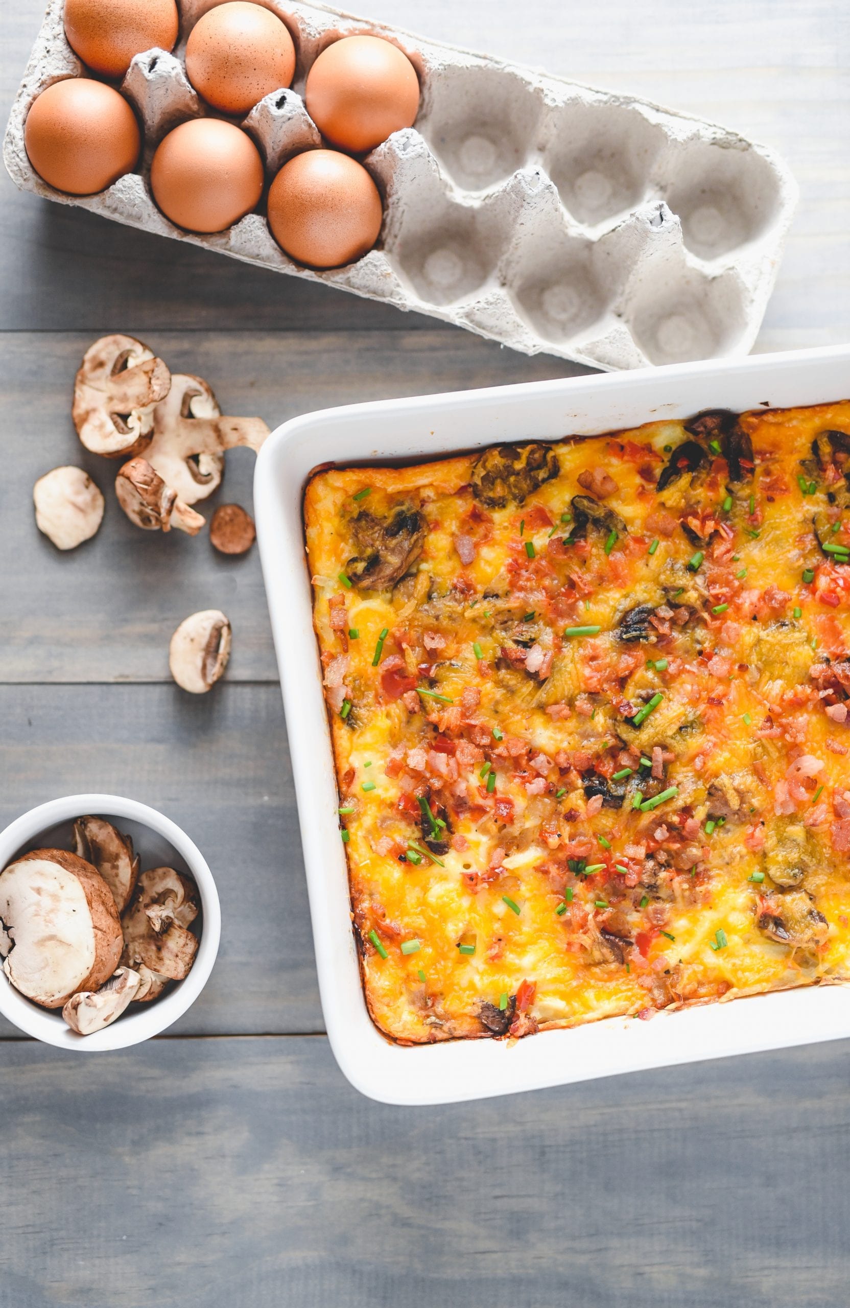 Bacon Veggie Breakfast Casserole - My Modern Cookery