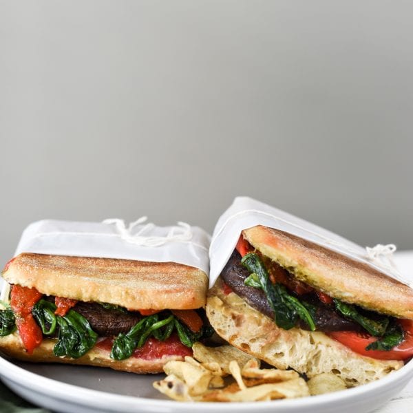 Veggie Panini with Hummus and Pesto - My Modern Cookery