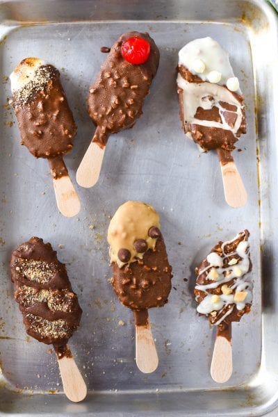 Easy Ice Cream Bars - My Modern Cookery