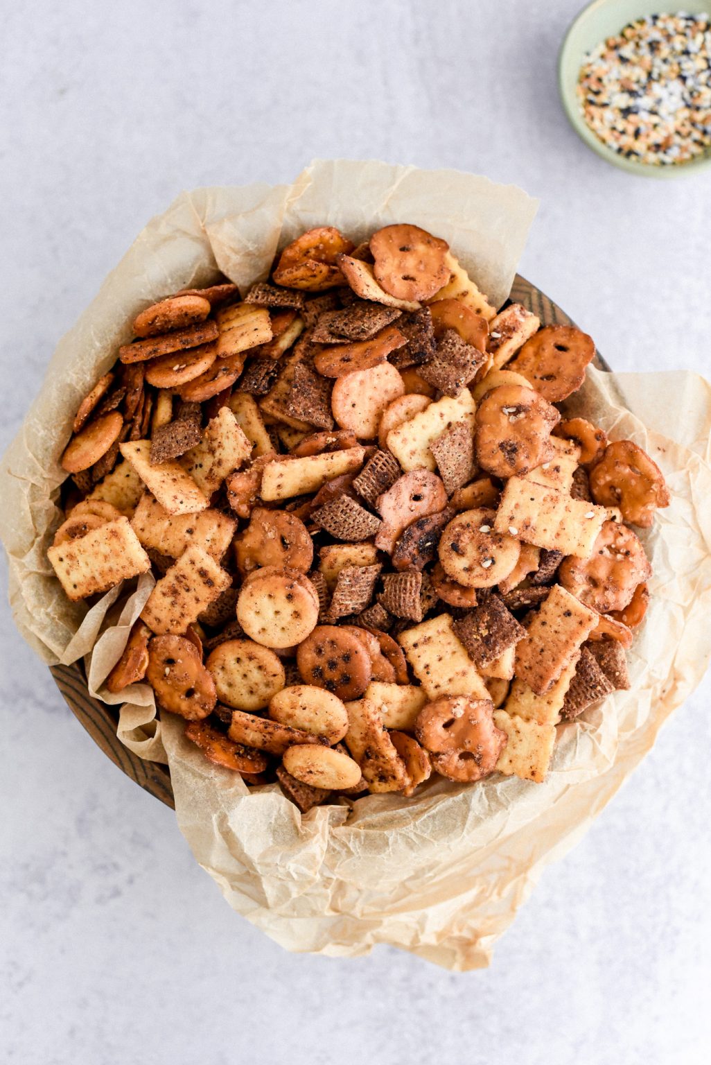 Slow Cooker Fiesta Ranch Snack Mix - My Modern Cookery