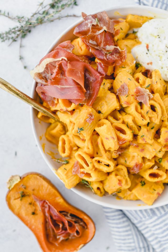 Creamy Honey Nut Squash Pasta - My Modern Cookery