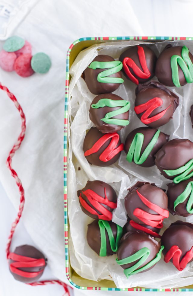 Buckeye Oreo Truffles - My Modern Cookery