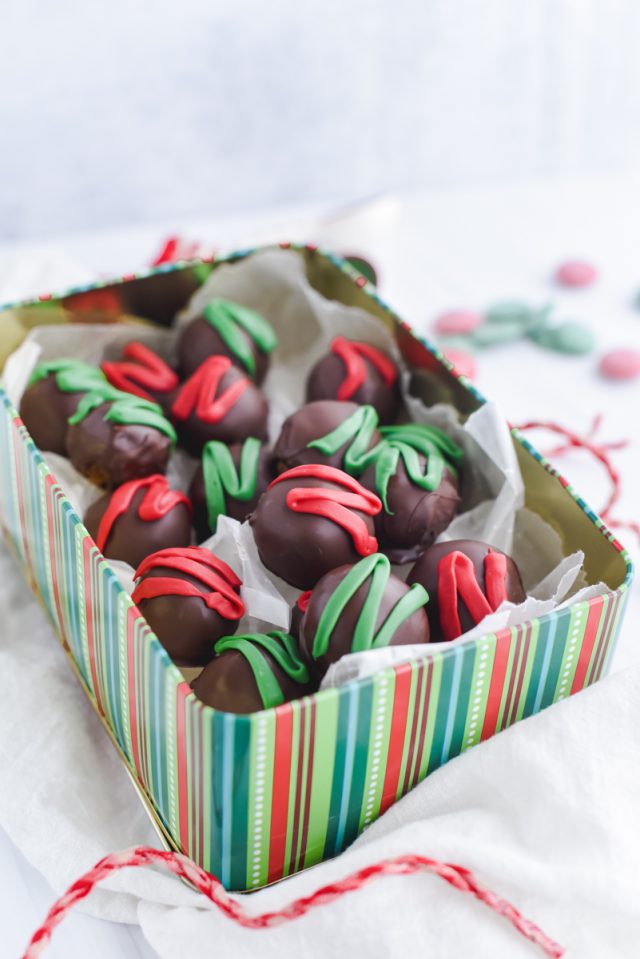 Buckeye Oreo Truffles - My Modern Cookery