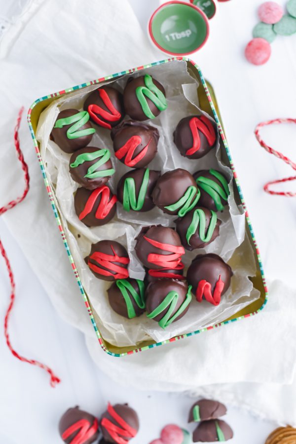 Buckeye Oreo Truffles - My Modern Cookery