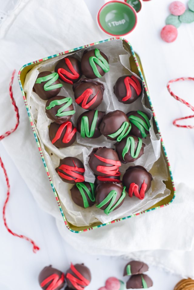 Buckeye Oreo Truffles - My Modern Cookery