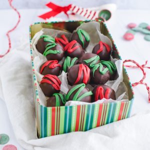 Buckeye Oreo Truffles - My Modern Cookery