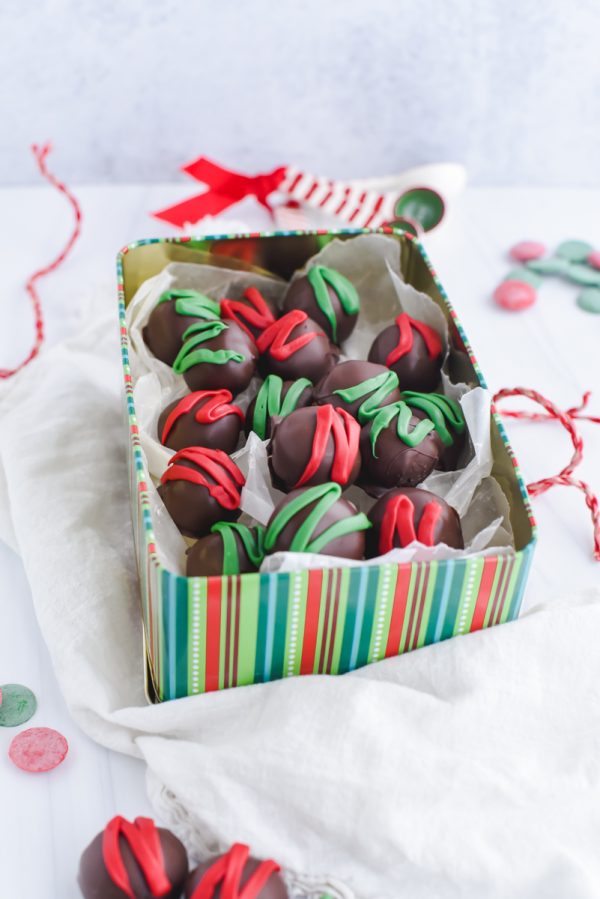 Buckeye Oreo Truffles - My Modern Cookery