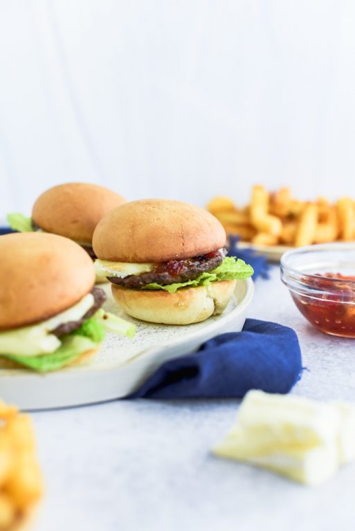 Beef Sliders with Bacon Pepper Jam and Brie - My Modern Cookery