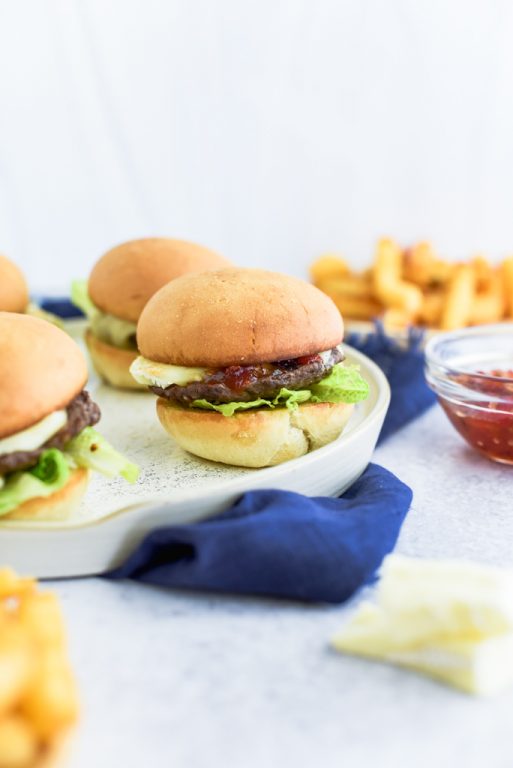 Beef Sliders with Bacon Pepper Jam and Brie - My Modern Cookery