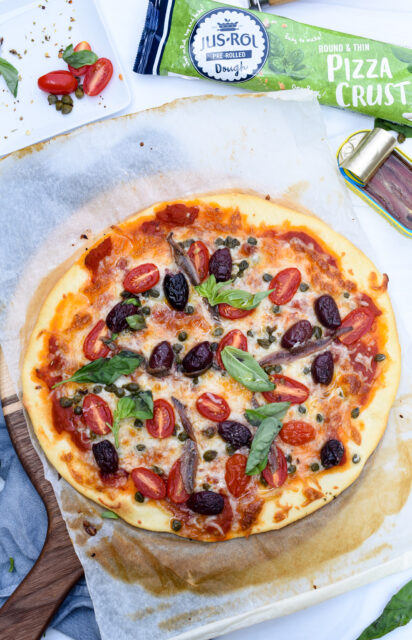 Puttanesca Pizza - My Modern Cookery