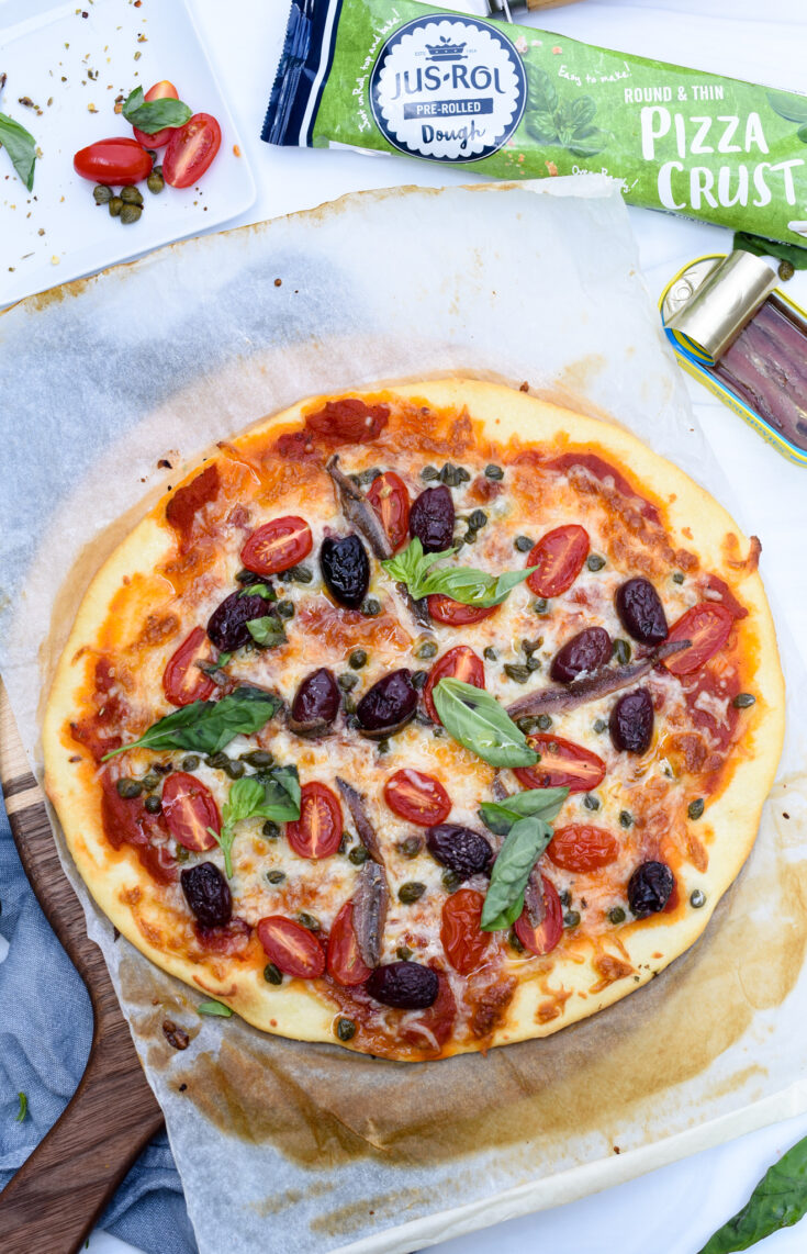 Puttanesca Pizza - My Modern Cookery