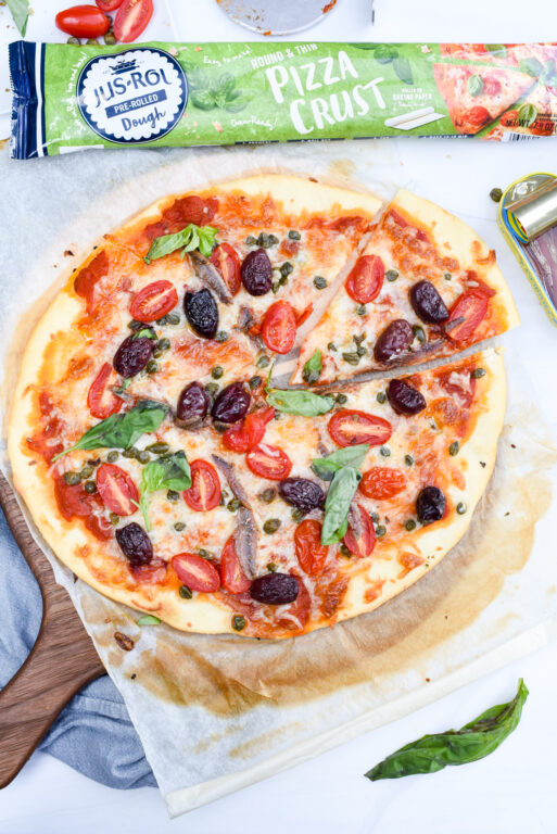 Puttanesca Pizza - My Modern Cookery